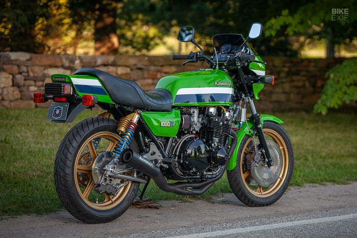 Replika Kawasaki KZ1000R S1 Dari GPZ1100, Ubahannya Simpel Berkelas - Semua Halaman - Gridoto