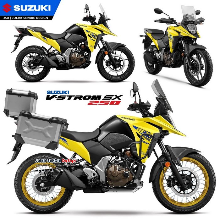 Suzuki V Strom Sx 250 Makin Keluar Aura Adventurenya Modalnya Ubahan