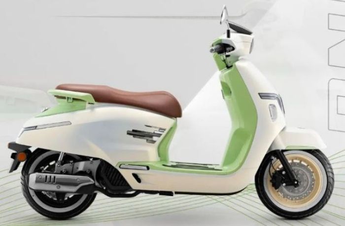 Skutik Retro Baru QJ Motor Gendong Mesin 150 Cc, Prediksi Harganya Bikin Vespa Matic Keringetan ...