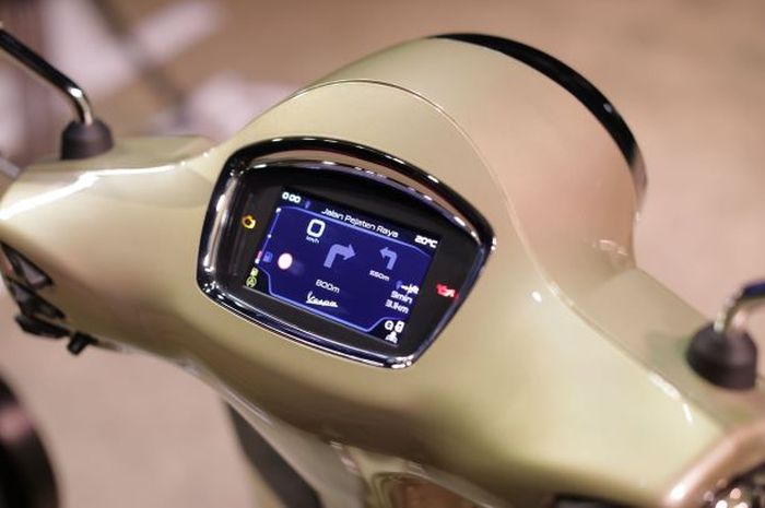 Keren! Speedometer Vespa Primavera Jadi Full Digital TFT Display di ...
