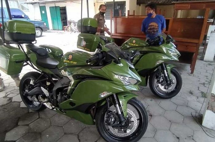 Stok CBR250RR Kosong, Satpol PP Yogyakarta Pilih Beli Dua Ninja ZX-25R - GridOto.com