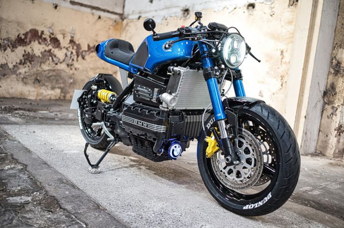 BMW K100 Jadi Cafe Racer, Buntutnya Sangar, Dibuat ala Knalpot Jet - Gridoto