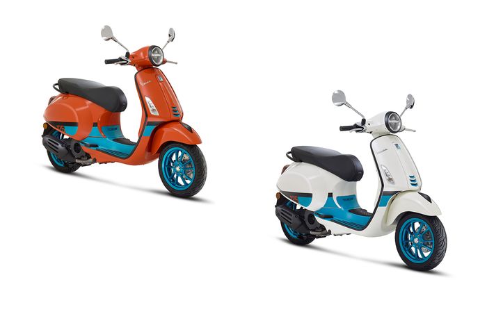 Idih.. Jadi Meriah Pakai Warna Two Tone, Vespa Primavera Color Vibe Resmi Diluncurkan - Gridoto