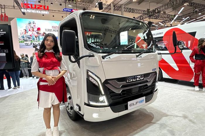 Pickup Elf EV di GIIAS 2024 Jadi Penanda Kesiapan Elektrifikasi Isuzu - Otomotifnet.com