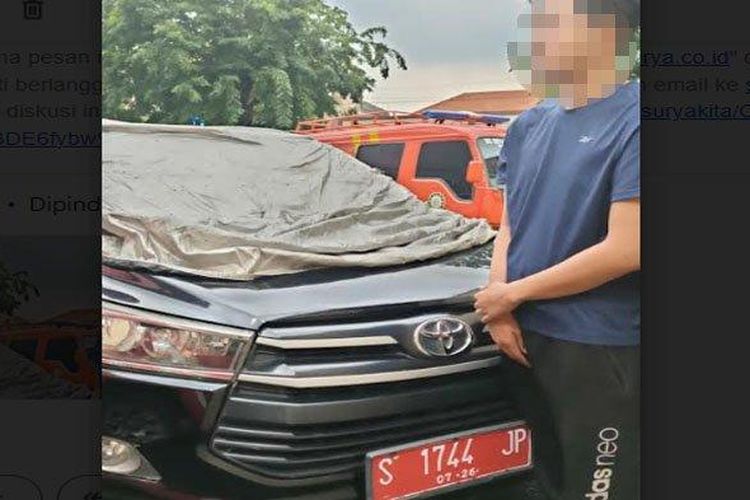 Tabrak Mati Pemotor, Sopir Kijang Innova Pelat Merah Kabur, Hilangkan Jejak ke Bengkel Cat ...