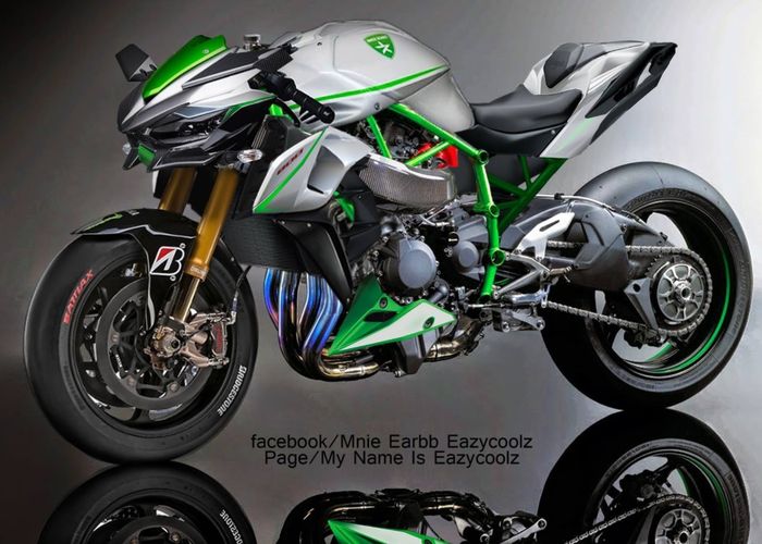 Kawasaki Ninja H2R Streetfighter Concept By AD Koncept Asphalt Rubber ...