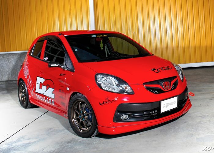 Honda Brio Merah Modifikasi Seperti Ini Jadinya All New Honda Brio