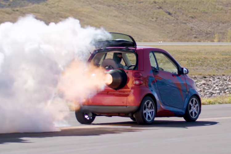 Jet Powered Smart Car