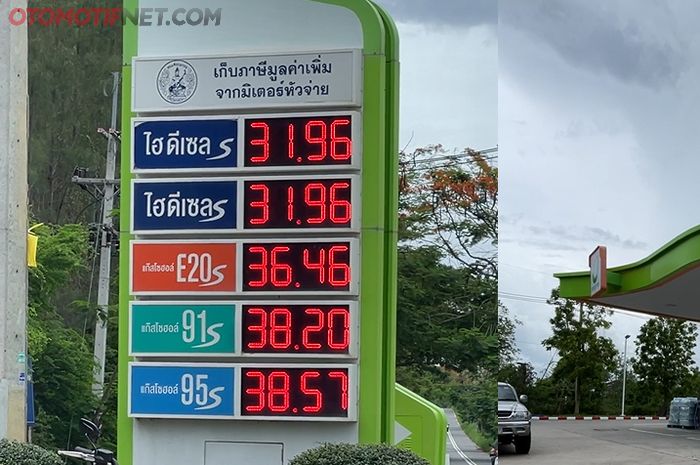 Harga Bensin di Indonesia Berasa Murah, Di Thailand Semahal Ini ...