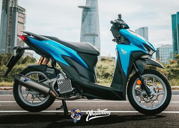Modifikasi Motor Beat Biru Langit