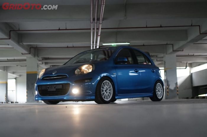 Totalitas Modifikasi Nissan March Sampai Rombak Mesin dan Kabin - Gridoto