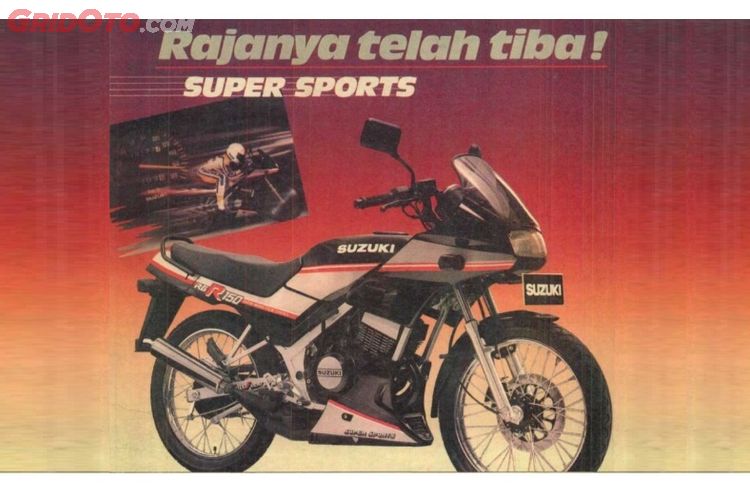 Nostalgia Suzuki RGR 150 Generasi Pertama, Bobot 100 Kg dengan Power ...