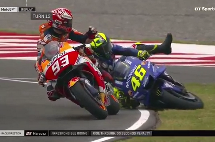 Video Marc Marquez Minta Maaf Tabrak Valentino Rossi, Eh Ditolak ... Video Marc Marquez Minta Maaf Tabrak Valentino Rossi, Eh Ditolak ...