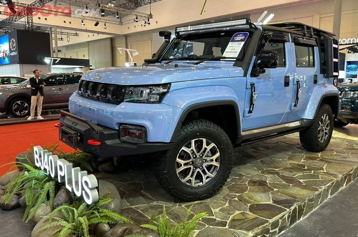 BAIC BJ40 Plus Tenteng Aksesori Penakluk Alam, SPK di GJAW 2024 Bonus Upgrade Audio Gratis - Gridoto