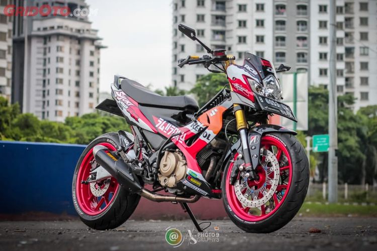 Modifikasi Satria 2 Tak Thailook / Foto Modifikasi Motor Satria Fu ...